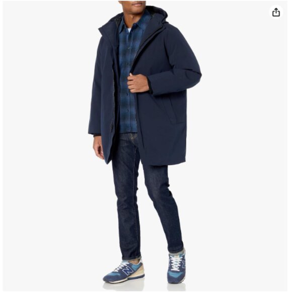 Dkny | Jackets & Coats | Dkny Mens Water Resistant Hooded Logo Parka ...